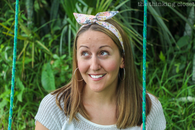 Wire Head Scarf Tutorial for the Beginner Sewist - the thinking closet